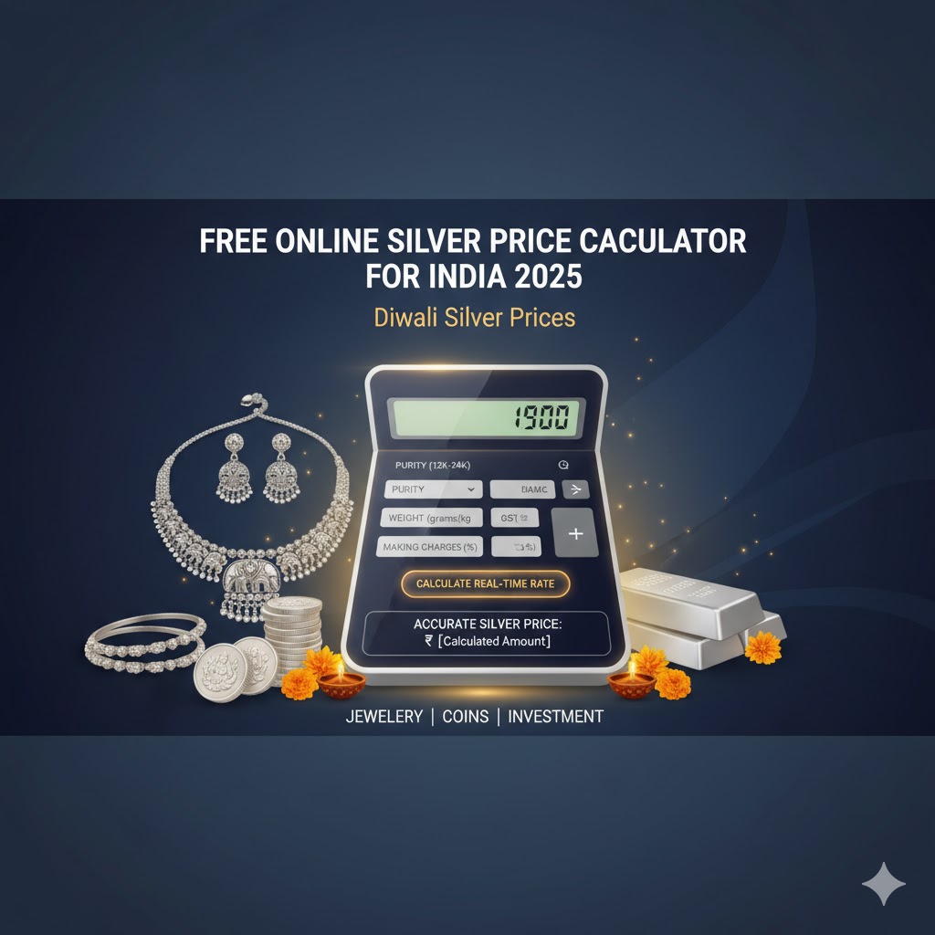 Silver Price Calculator India 2025 - Diwali Silver Rates with Making ...